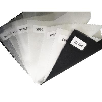 China Nonwoven Cloth 20gsm-83gsm Polyester Hot Rolling Fusible Interlining for from Gaoxin for sale