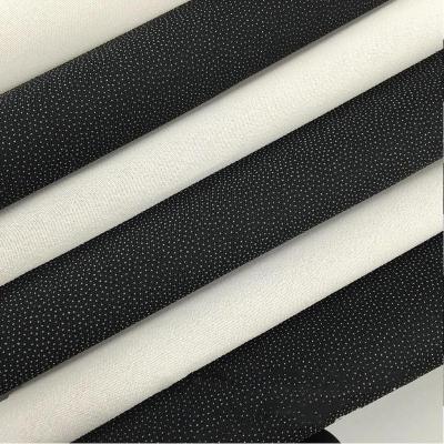 China Non Woven Satin Interlining For Wrap Knit Within White Black Gray for sale