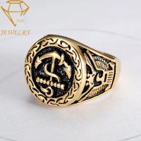 China Custom Gold Military Rings for sale