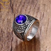 China Custom Mens Air Force Rings for sale