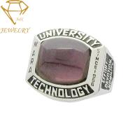 China Embossed University Customized Class Rings for sale