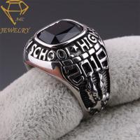 China Custom College Graduation Rings for sale