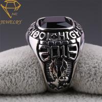 China Custom College Graduation Rings for sale