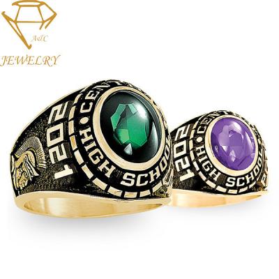 中国 人のためのUniverstity 24kの上級リング 販売のため