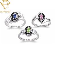 China Diamond High School Womens Class Rings for sale