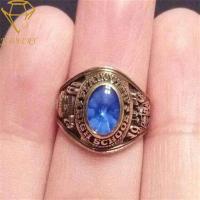 China High School Embossed College Mens Class Ring for sale