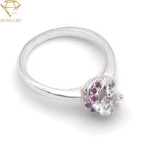 China Sterling Silver Wedding Personalized Silver Ring for sale