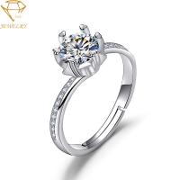 China Diamond Engagement Personalized Silver Ring for sale