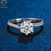China Diamond Engagement Personalized Silver Ring for sale