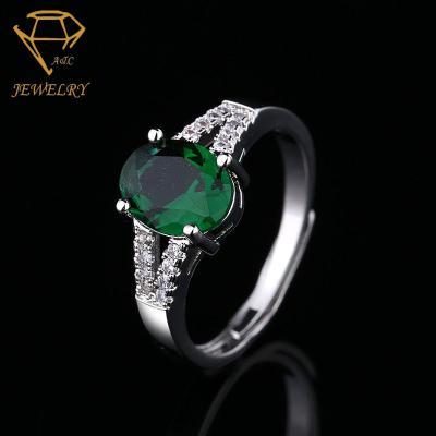 Cina Diamond Ring Jewelry Vintage Style d'argento regolabile di rame in vendita