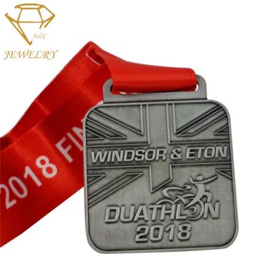 China A cor de moldação esmaltou medalhas de corrida atléticas da raça do ODM do OEM à venda