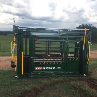 China 2.7m Height Cattle Crushes Fencing 3.5m Width Mobile Cattle Crush for sale