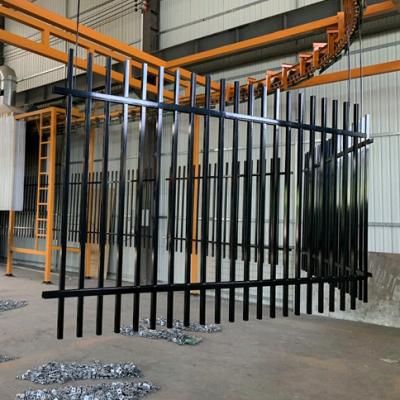 China Courtyard Decorative Wrought Iron Fence Powder Coated Customized for sale