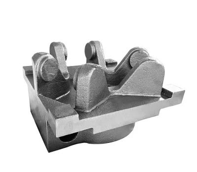China Precision Casting Steel Parts Carbon Steel Construction Bracket Investment Casting for sale