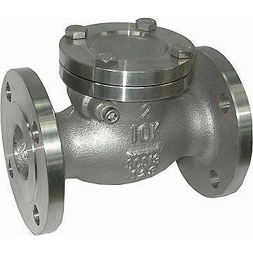 China Iron Casting ANSI End Flange Water Non Return Disc Swing Check Valve for sale