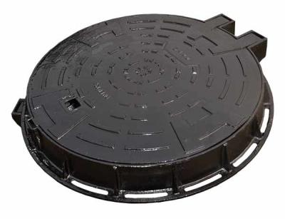 China BS EN124 F900 Cast Iron Manhole Cover Round Single Sealed Airport Manhole Cover for sale
