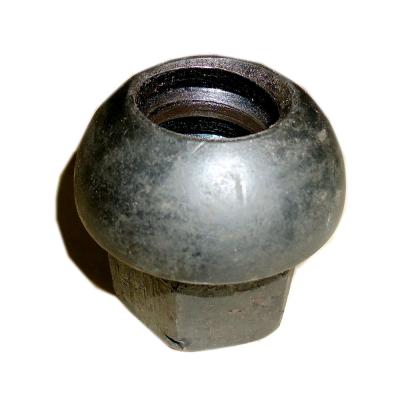 China Black Scaffolding Accessories Spherical Hex Nut Domed Nut For Rock Bolt System for sale