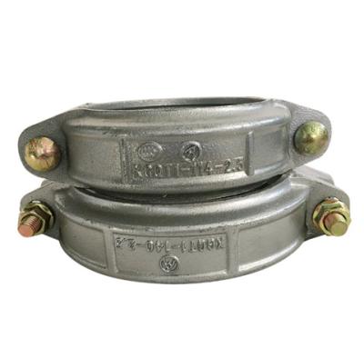 China High Strength Cast Ductile Iron Pipe Clamp / Cast Iron Pipe Parts CT12 Tolerance for sale