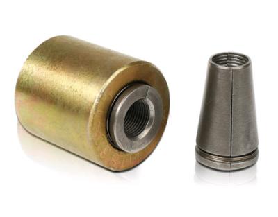 China Single Hole Round Mono Post Tension Anchor Head Barrel And Wedge For Cables for sale