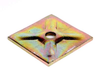 Concrete Tie Rod System Scaffolding Accessories Galvanized Square Washer Plate