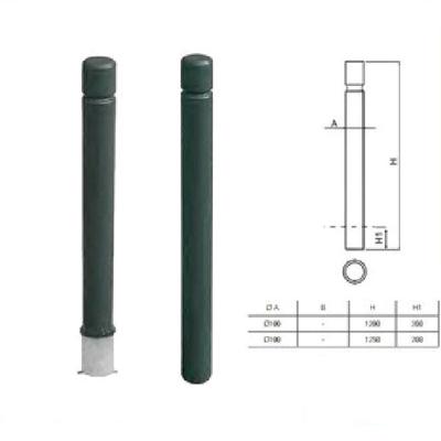 China Traffic Barriers Cast Iron Bollards Road Safety Bollards With Sand Casting for sale