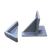 China Sand Casting Grey Cast Iron Casting Corner Bracket With High Precision for sale