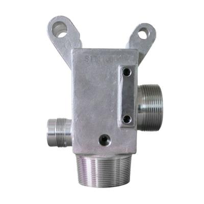 China Koolstofstaal Precision Silica Sol Investment Casting Valve Body Casting Te koop