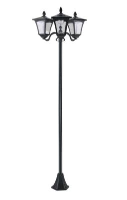 Cina Stile europeo Alumini luminoso palo lampada postale metallo Paesaggio decorazione 3m - 10m altezza in vendita