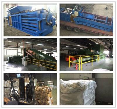 Cina HC82 Macchina per imballaggio di rifiuti di carta idraulica con confezionatore verticale in vendita