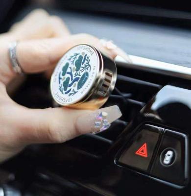China Custom Logo Car Perfume Diffuser Vent Clip Enamel for Car Aromatherapy for sale