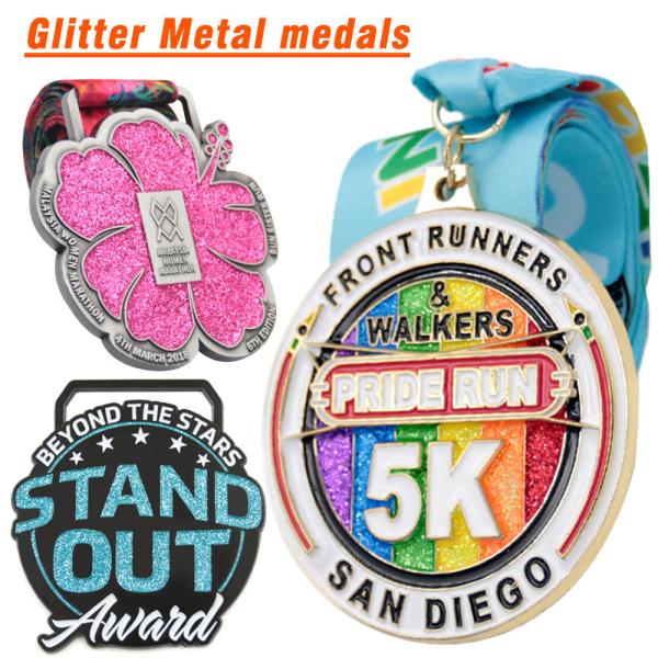 Quality Custom 3D Sports Metal Medal for Basketball Soccer Football With Ribbon for sale