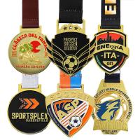 Quality Custom 2d 3D Metal Zinc Alloy Enamel Medal Marathon Running Medals for sale