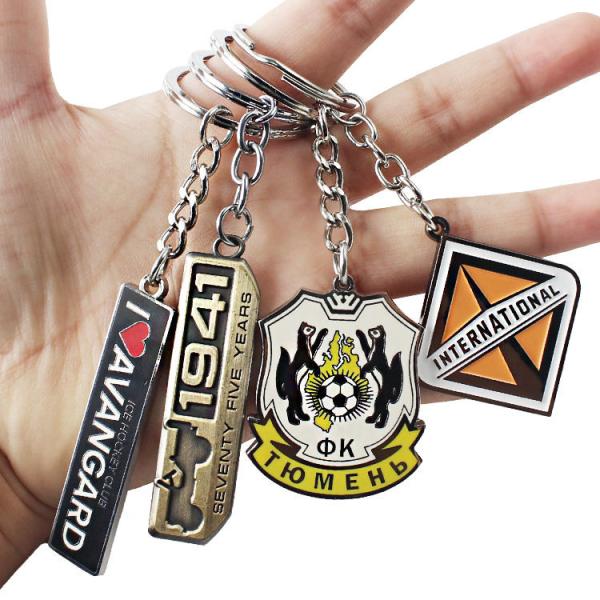 Quality Custom Metal Enamel Keychain Engraving Key Chains Small Keychain Rings for sale