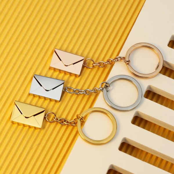Quality Customized Plain Metal Keyrings Silver Engravable Key Chains Embossed for sale
