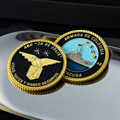 China Us Military Army Custom Commemorative Coin Double Side Printed 2d 3D for sale