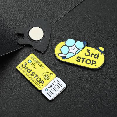 China Enamel 3D Refrigerator Magnets Zinc Alloy Material With Logo for sale