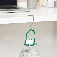 China Metal Hanging Bag Hook Custom Logo Foldable Hanging Desk Hook for sale