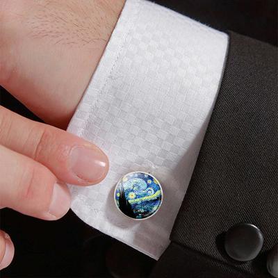 China Men'S Metal Shirt Cuff Clips Love Knot Engraved Cufflinks And Tie Clip for sale