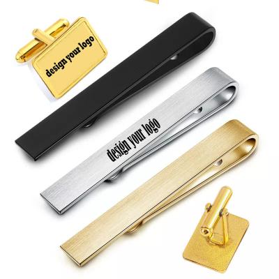 China Custom Bow Tie Clips Gold Plated Alloy Antique Personalised Tie Bar for sale
