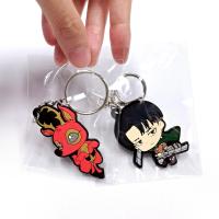 China Custom Logo Embossed Debossed Rubber Soft PVC 3D 2D Print Key Chains for sale