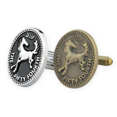 China Mens Accessories Handmade Silver Personalized Cufflinks For Groomsmen for sale