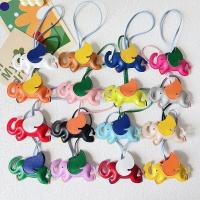 China Custom Bulk Leather Keychains Car Keychain Elephant PU Leather Keychain for sale