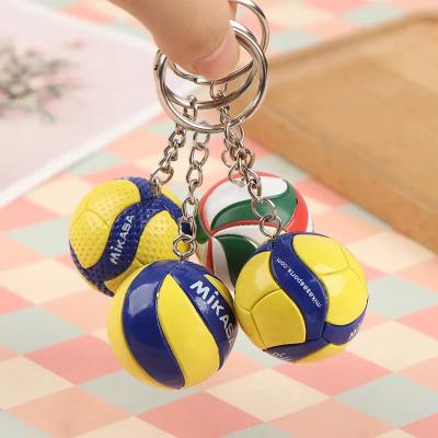 Cina Portachiavi Pallavolo in PVC Regali Pallone da Spiaggia Sport per Giocatori Sport in vendita