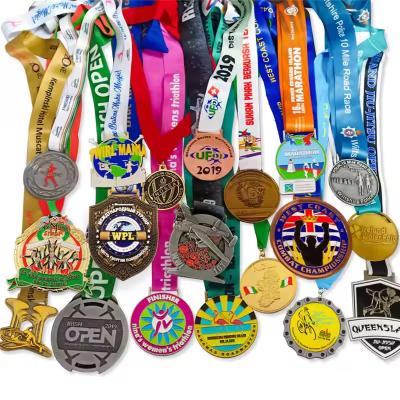 China Custom Zinc Alloy Sports Medal with Laser Engraving for sale