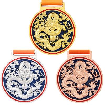 China Custom Sports Medals 20-80mm Gold Plated Zinc Alloy for sale