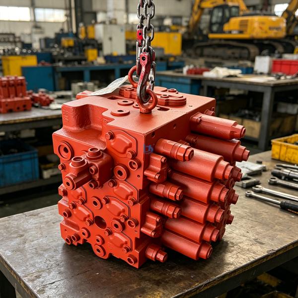 Quality KMX15RB Excavator Main Control Valve Impact Resistant For Kawasaki Excavator for sale