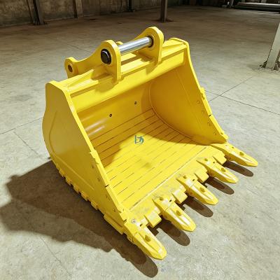 China 6 Cubic Meter Excavator Bucket High Strength Heavy Duty Rock Bucket For Komatsu PC1250‑7 for sale