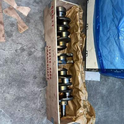 China Forged Steel Engine Crankshaft 112310-4480 1-12310-448-0 for Isuzu 6BG1T for Hitachi EX200-5 ZX230 for sale