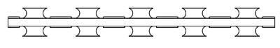 A drawing of BTO-15 razor wire.