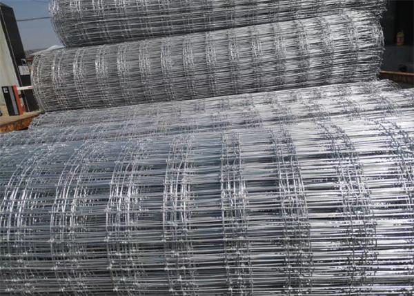 Quality 48"H 2"X4" Square Deal Non Climb Horse Fence , Knot Field Fence Roll for sale
